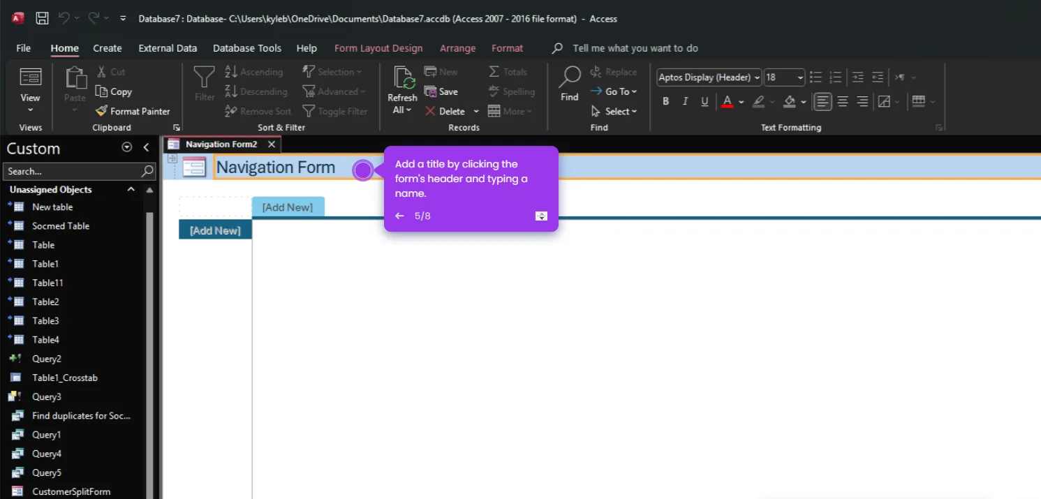 How to Create Navigation Form MS Access: 1-Min Guide